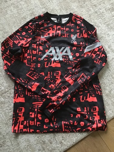 unisex kids Nike dri fit Liverpool FC AXA football goal keeper shirt ...