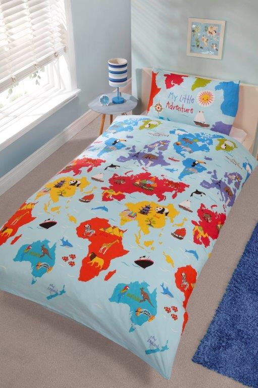 Kids Duvet Quilt Cover Set Children Bedding Single Double Boys Girls 50 ...