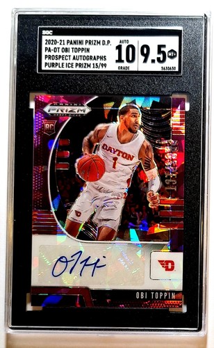 Obi Toppin 2020-21 Panini Prizm D.P. PA-OT Obi Toppin Prospect ...