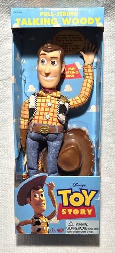 RARE 1995 TOY STORY WOODY Pull-string 16” Doll-Does NOT Talk Vintage ...