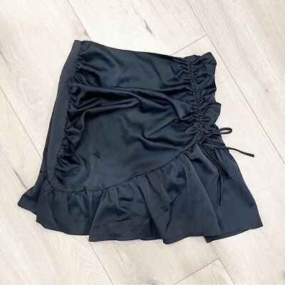 Nasty Gal Black drawstring skirt | eBay