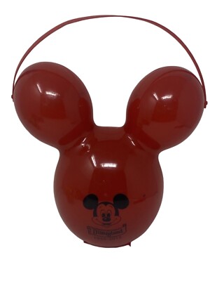 Disney Disneyland 60th Anniversary Red Mickey Mouse Balloon Popcorn ...