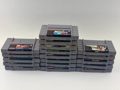 Super Nintendo SNES Game Lot Pick & Choose From Selection | eBay