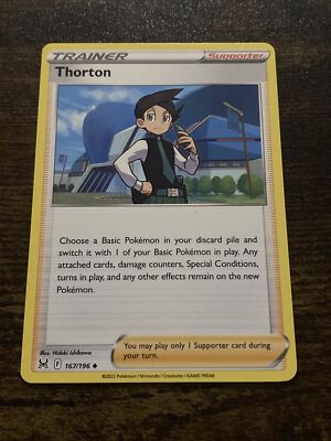 Thorton 167/196 Lost Origin Trainer Pokemon Card L8254* | eBay