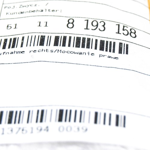 NEW BMW 7 E38 FRONT BUMPER COVER RIGHT SUPPORT BRACKET 51118193158 ...