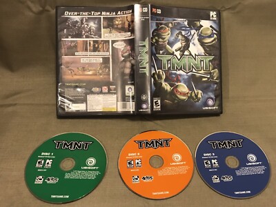 TMNT (PC 2007) Teenage Mutant Ninja Turtles PC CD-ROM Complete Ubisoft ...