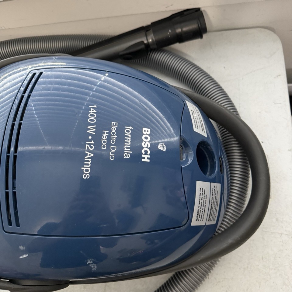 Bosch Formula electro Duo Hepa Canister Vacuum made in Germany blue | eBay