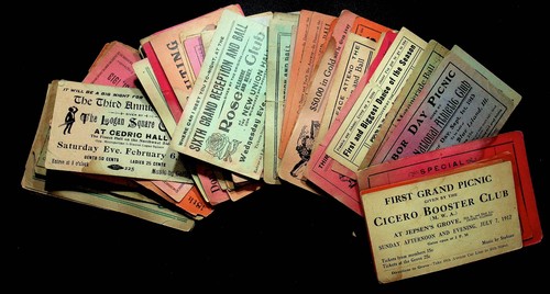 Early 1900's Large Lot of 75 Original Event Tickets - A2 | eBay