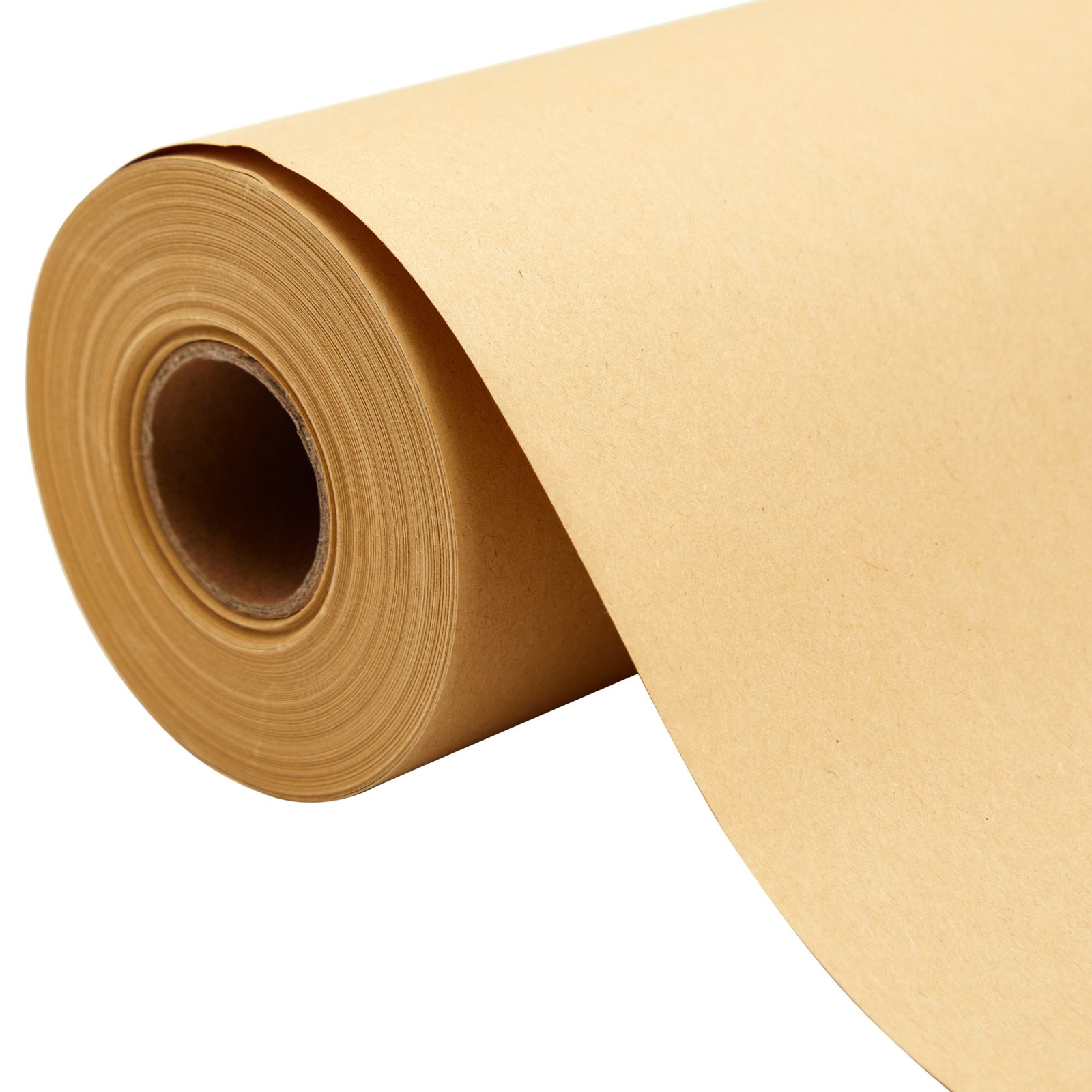 Kraft Paper Roll 17.5 x 1200 In, Brown Shipping Paper for Wrapping (100 ...