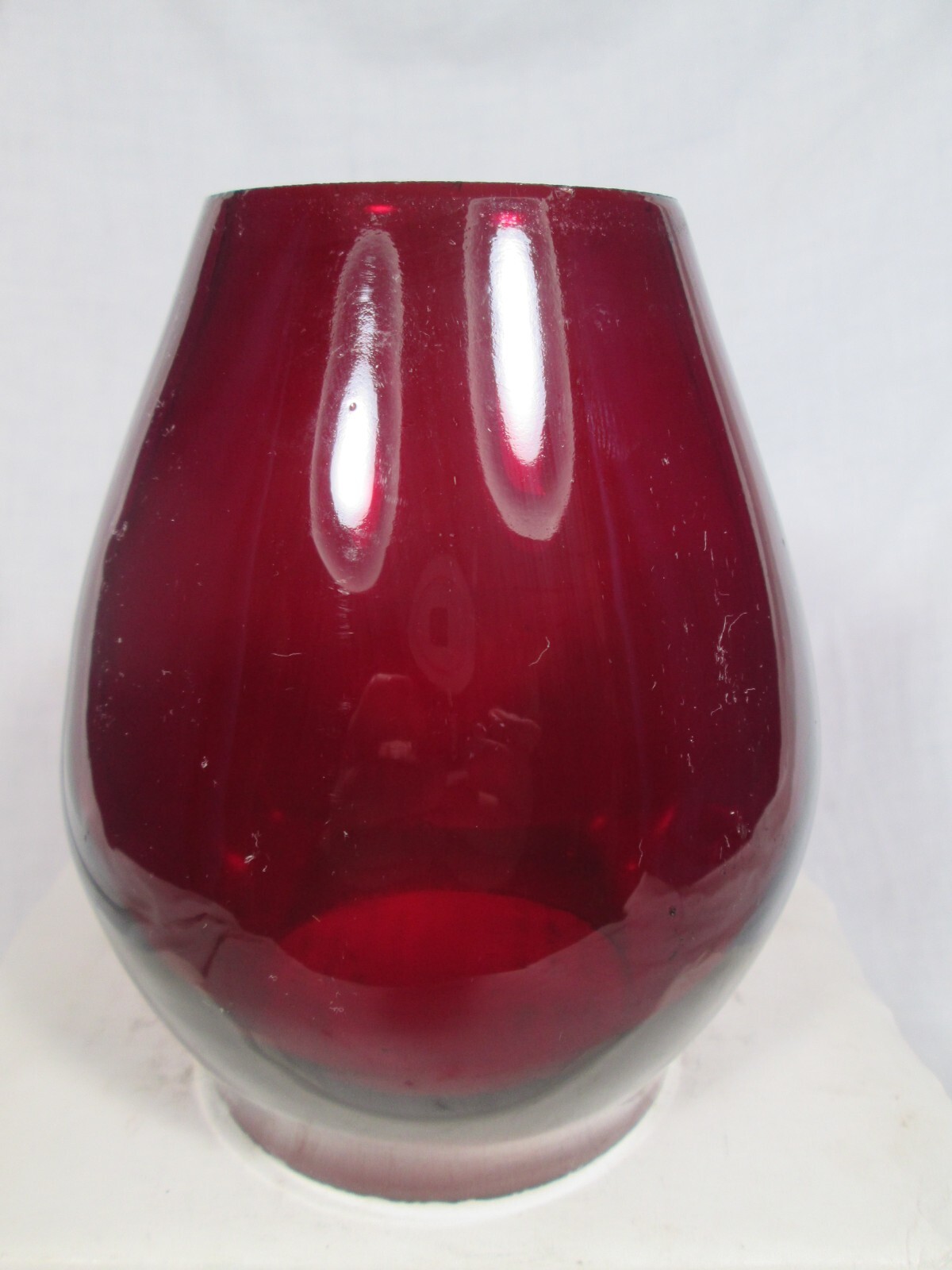 Ruby Red 5 3/8" Corning Style Tall Railroad Lantern Globe | eBay