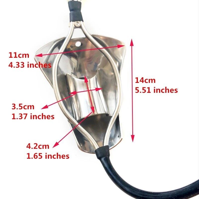 Man Stainless Steel Chastity Belt Lockable Invisible Chastity Device ...