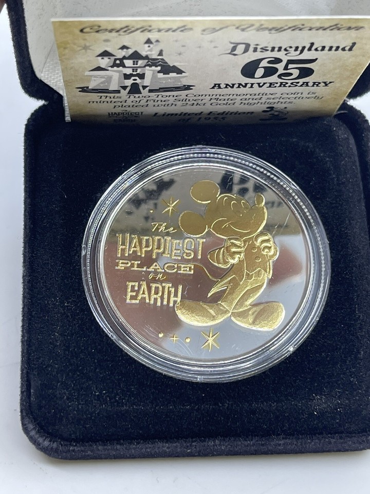 Disneyland 65th Anniversary Commemorative Coin /1955 NEW | eBay