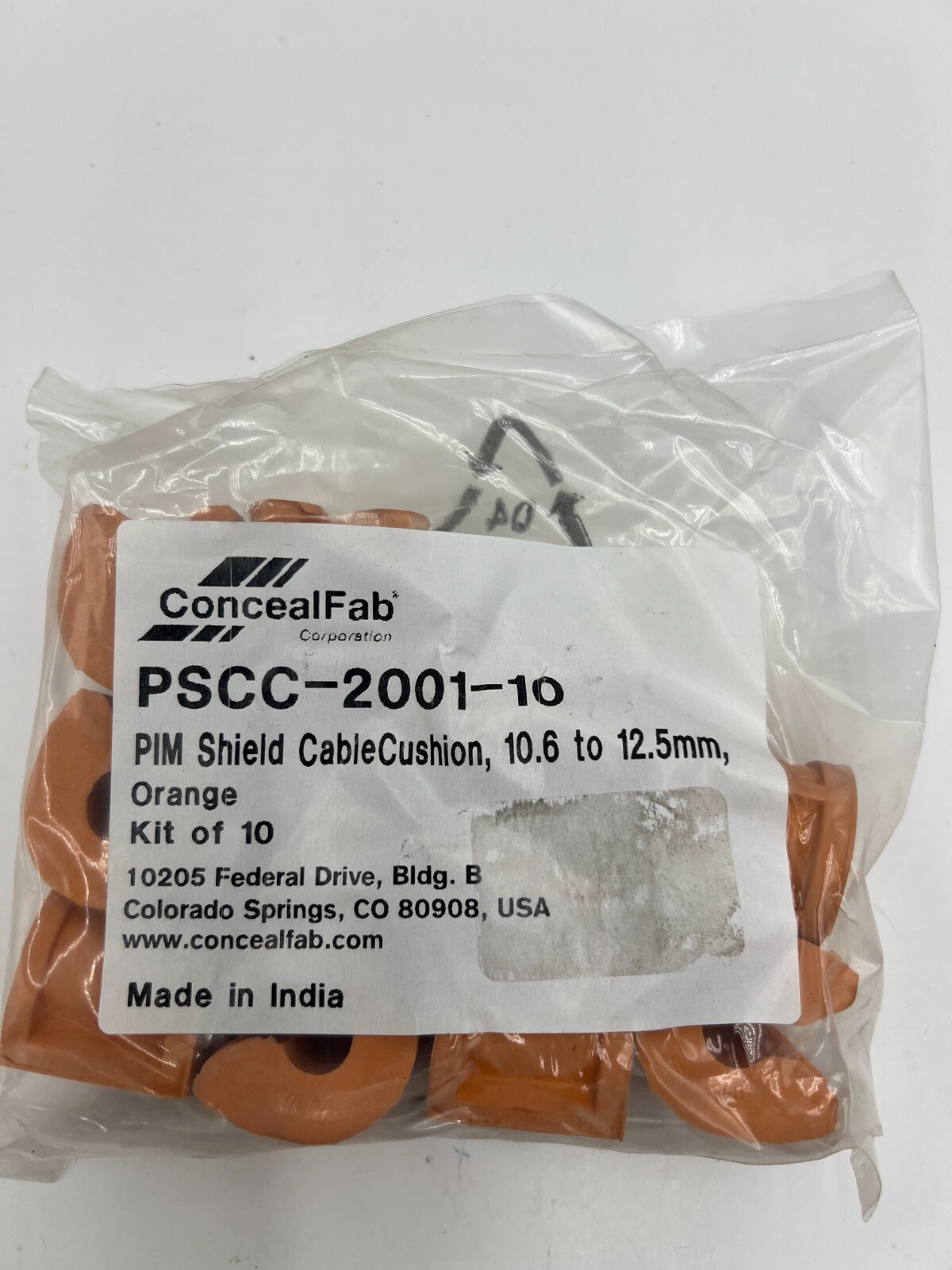 5 Bags of 10 - ConcealFab PIM Shield Cable Cushion, 10.6 to 12.5mm PSCC ...