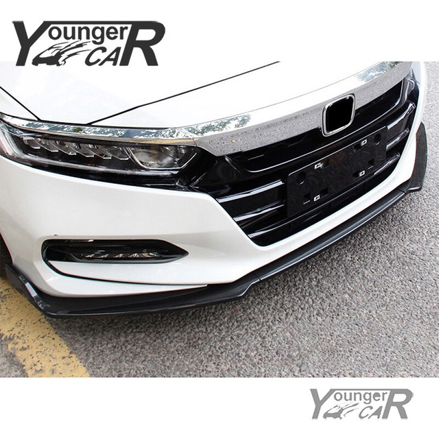 For 2018-2020 Honda Accord 10th Gen Front Lip Bumper Spoiler Carbon ...