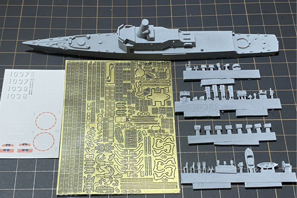 3D printing 1/700 USN Bronstein class frigate unpainted model Kit | eBay