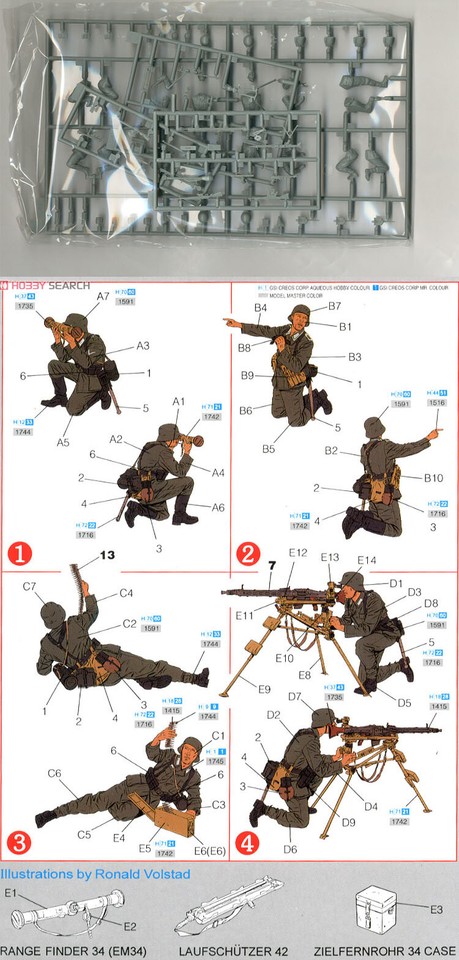 Dragon Models 6064 scale German MG42 Heavy Machine Gun team 1/35 | eBay