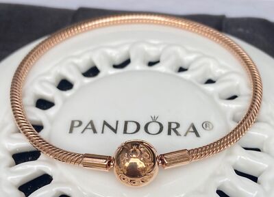 Authentic Pandora MOMENTS Snake Chain Bracelet #580728 | eBay