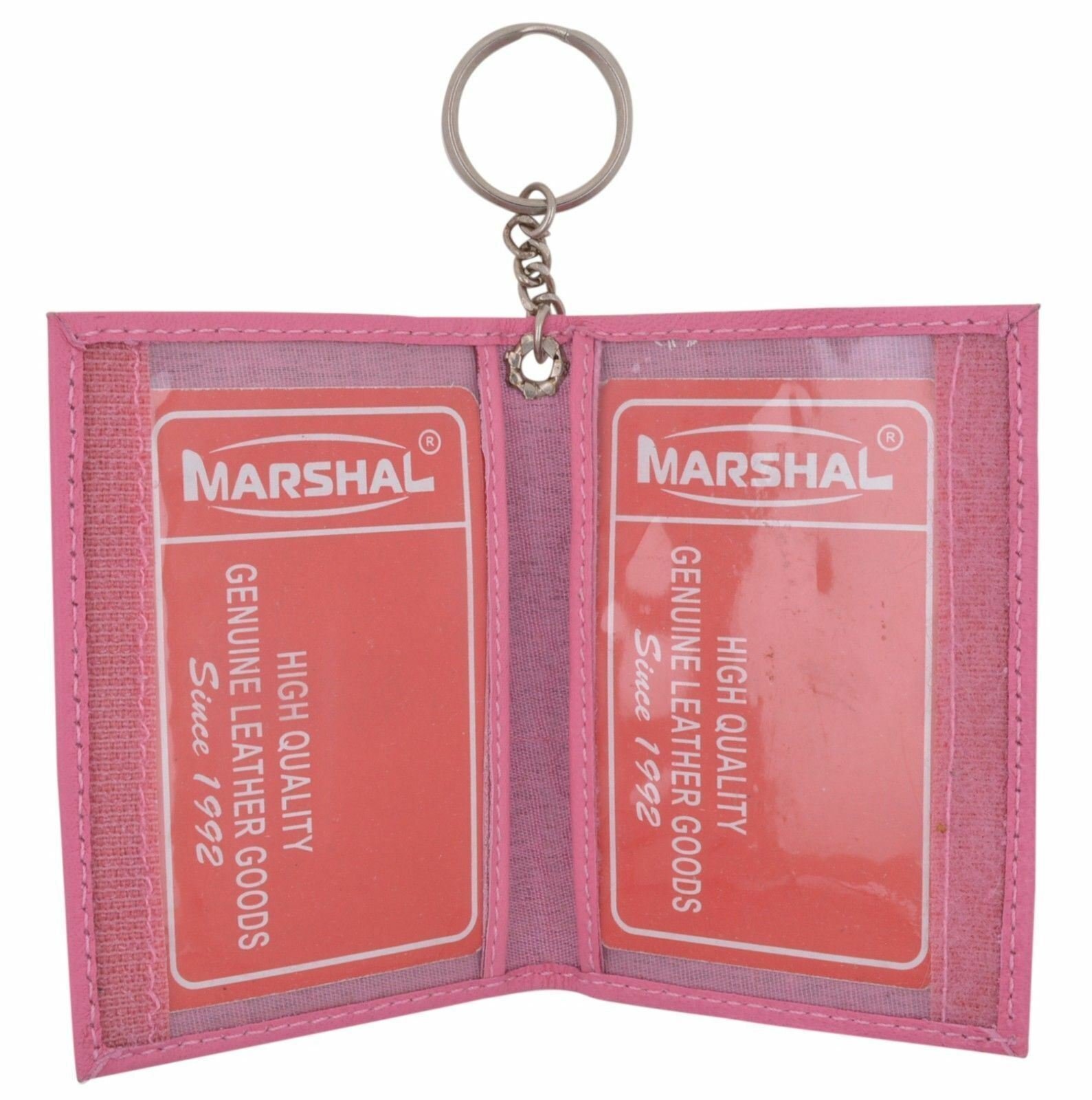 Pink Slim Leather Credit Card ID Mini Wallet Holder Driver's License ...