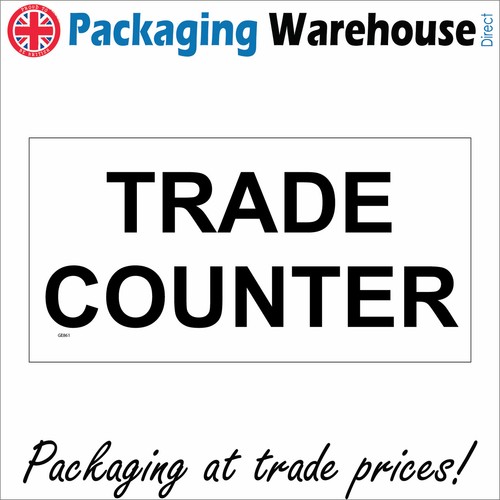 GE861 TRADE COUNTER SIGN SHOPS GARAGE WORKSHOP INDUSTRY COMMERCIAL SITE ...