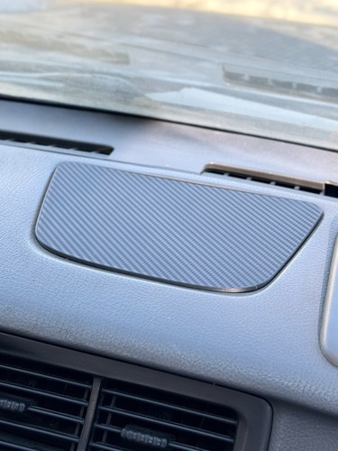 92-95 Civic Center Rear Vent Delete Defrost CARBON FIBER PATTERN Honda ...