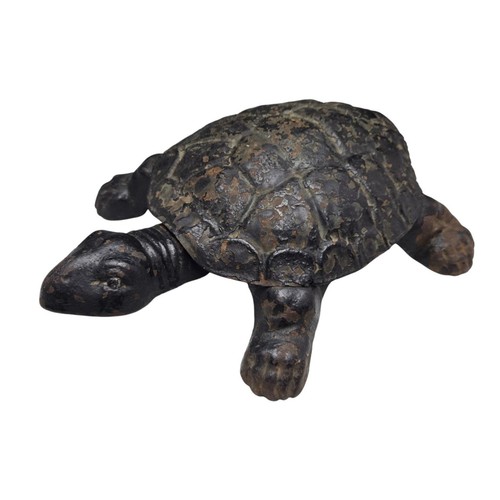 Antique Cast Iron Figural Turtle Spittoon w/ Articulated Shell Lid | eBay