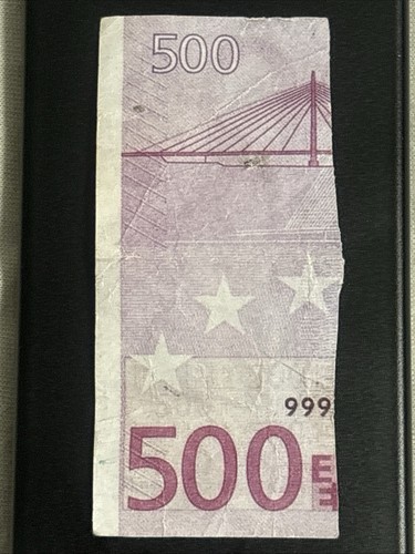 500 euro schein banknote 1/4 Echt | eBay.de
