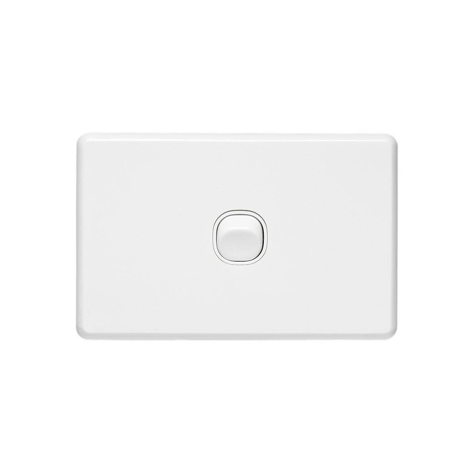 Clipsal Classic C2000 Series Switch 1 Gang Horizontal 10A White ...