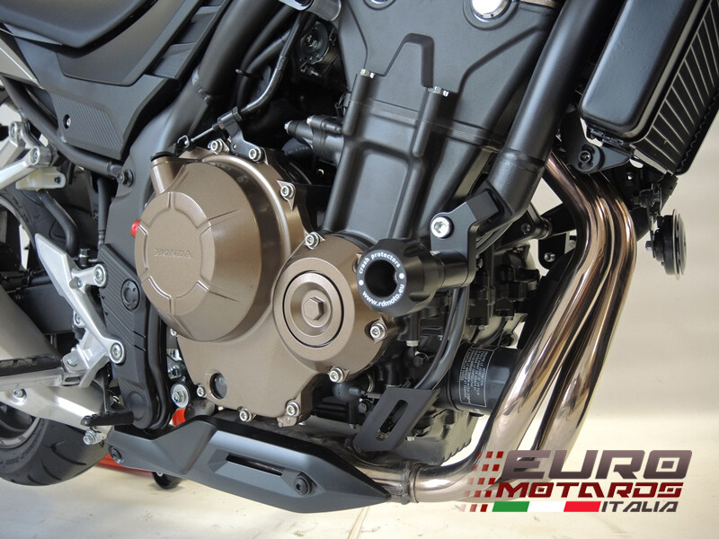 Honda CB500X / CB500F 2013- RD Moto Crash Frame Sliders Black H39-PH01 ...