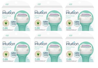 Schick Intuition Sensitive Care With Organic Aloe Razor Blades, 36 ...