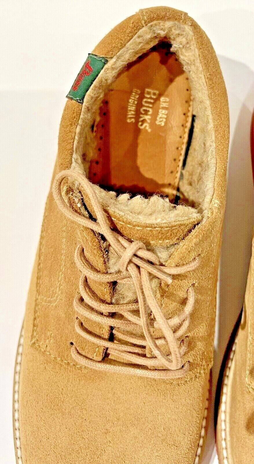 G.H. Bass Originals Denise Suede Shearling Women's Shoes Tan Sizes from ...