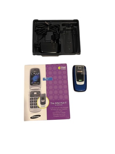Samsung Hue 2 II SCH-R600 - Blue and Silver (Alltel) Very Rare CDMA ...