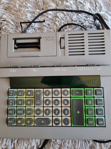Vintage Olivetti Logos 75 B Calculator. Please Read Description | eBay