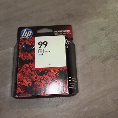 ⭐ HP 99 Photo Ink Cartridge Brand New Genuine Factory Sealed Exp. 9/ ...