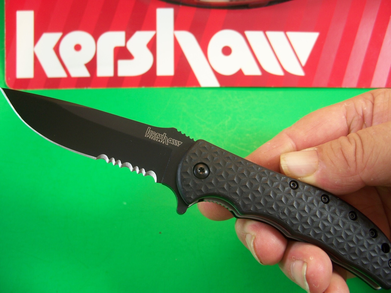 KERSHAW - VOLT II Spring Assist SPEEDSAFE R.J.Martin 2 flipper Knife ...