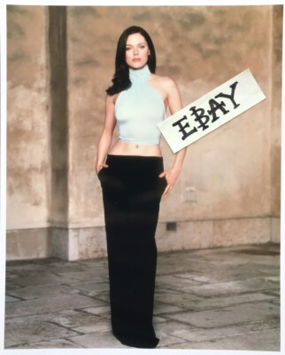 Sexy ROSE MCGOWAN Photo Busty Bare Belly Button Grindhouse Charmed ...