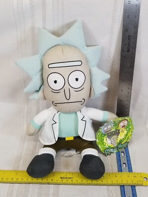 Rick 10” Plush Rick and Morty - Official License Toy Factory Figure | eBay