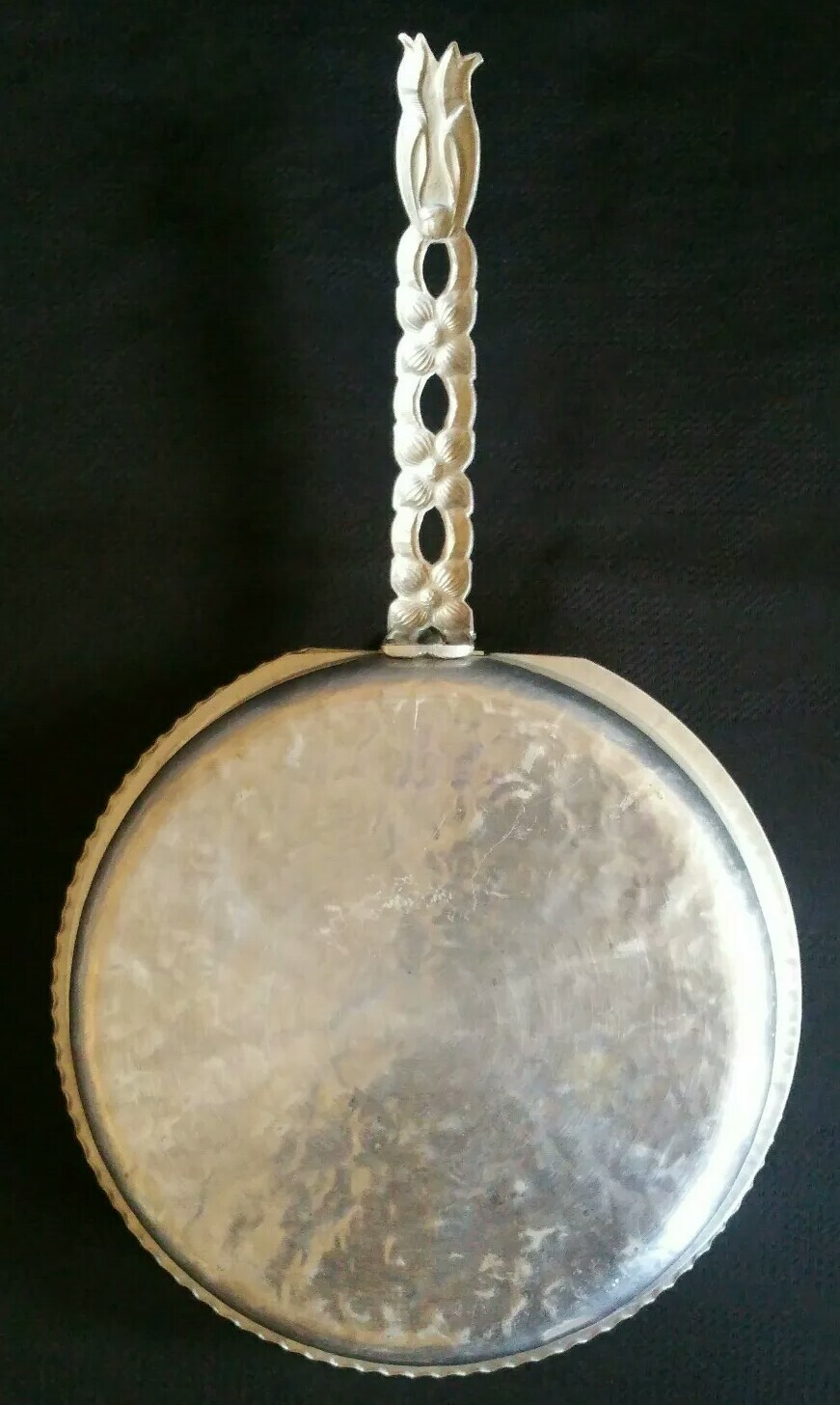 VINTAGE HAND WROUGHT ALUMINUM SILENT BUTLER CRUMB COLLECTOR | eBay