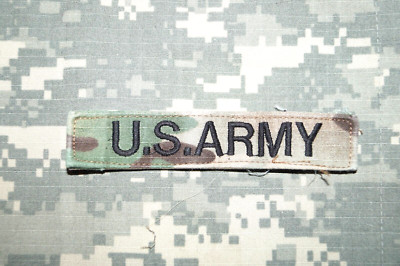 Used US ARMY Name Tape OCP Pattern Military Patch Authentic Hook and ...