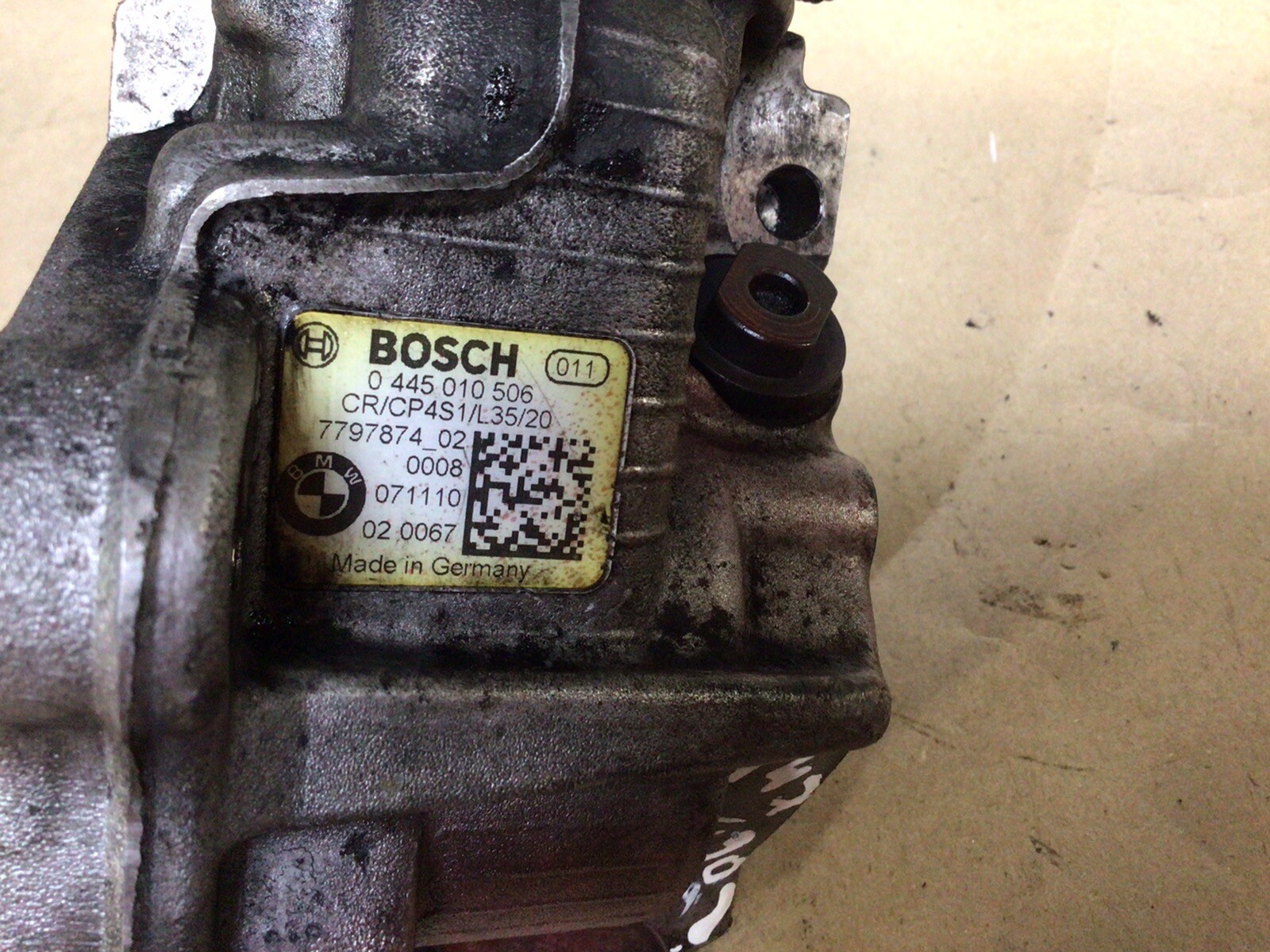 BMW 1 3 E81 E87 E90 E91 SERIES N47 HIGH PRESSURE FUEL DIESEL PUMP ...