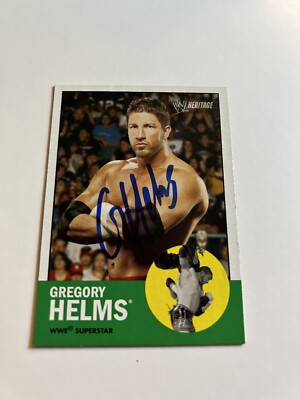 Gregory Helms WWE Signed 2006 Heritage Card # 8 | eBay