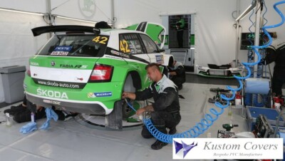 Heavy Duty Car Ground Sheet 6m x 4m Rally Race Pit Service Floor Sheet ...