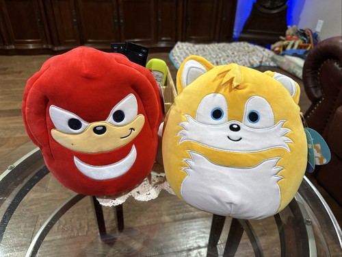 Squishmallow Sonic The Hedgehog Tails & Knuckles Plush Toy 10" NWT ...