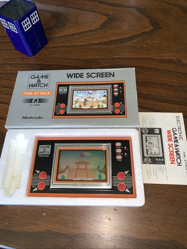 NINTENDO GAME & WATCH FIRE ATTACK 1982 GOOD WORKING ORDER IN BOX & INSTRUCTIONS | eBay