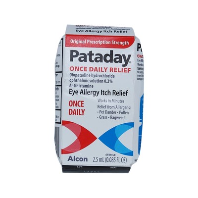 Alcon Pataday Allergy Once Daily Relief Eye Drops 2.5 ML Exp 01/2026 | eBay