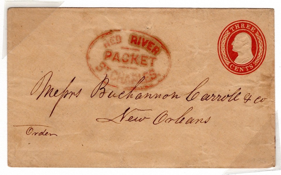 Steamboat Red River Packet St Charles to New Orleans LA on Nesbitt ...