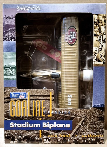 Ertl Collectibles NFL GoaLine San Francisco 49ers Stadium Biplane Coin ...