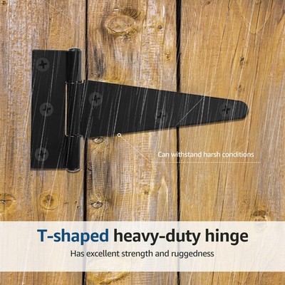 6 Pcs Heavy Duty Gate Hinge Weather Resistant Barn Door Hinge with 2.2mm beESv | eBay Australia