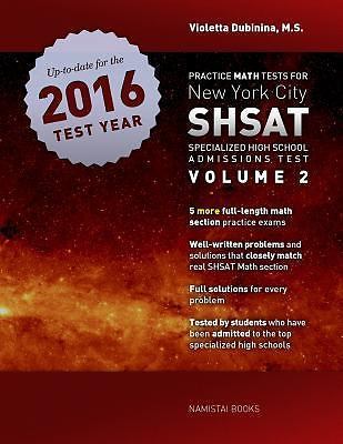 Practice Math Tests for New York City SHSAT Specialized High School ...