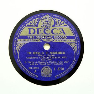 CHEERFUL CHARLIE CHESTER "The Dears Of St. Windermere" DECCA F-8720 [78 ...