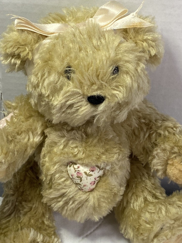 Cherished Teddies Jointed Teddy Bear Elsa 8” Priscilla Hillman Vintage ...